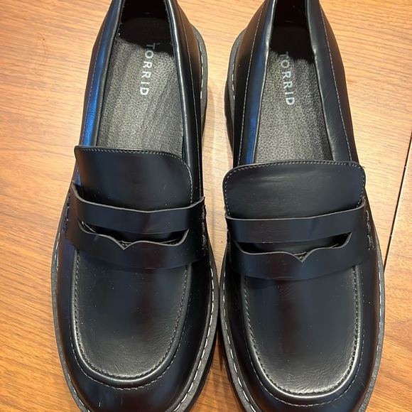 torrid | Shoes | Torrid 2ww 12 Wide Black Platform Loafers | Poshmark